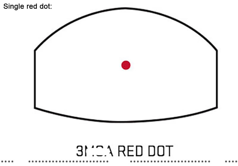 Great Brand Romeo/3 Red Dot Sight With Black Riser Mount Reflex Scope 2-0115 - Buy Reflex Scope ...