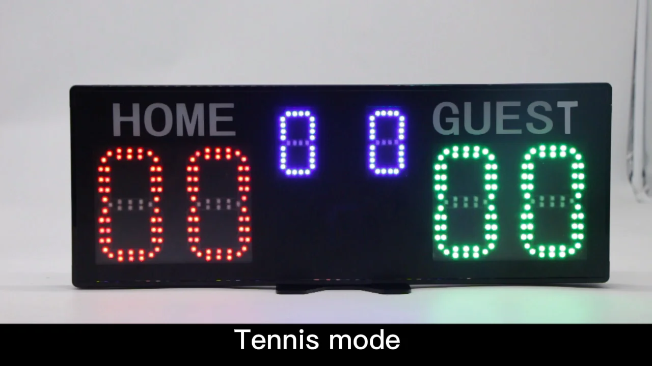 Ganxin Remote Digital Scoreboard Portable Battery Built-in Sports ...