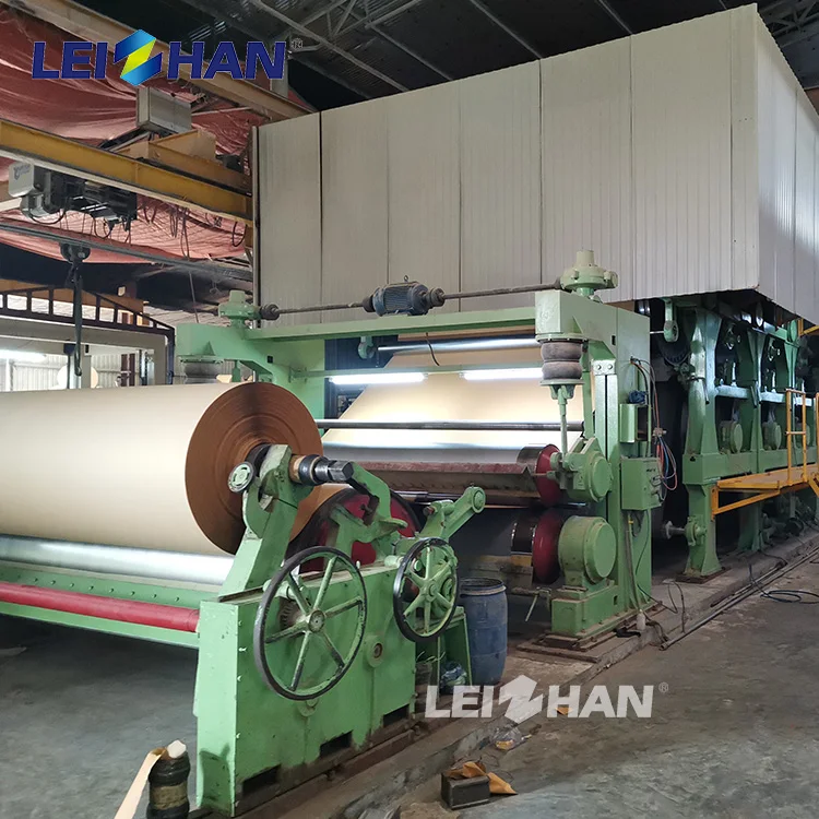 50 Tons Per Day Waste Paper Recycling Machine Fourdrinier Wire Fluting ...