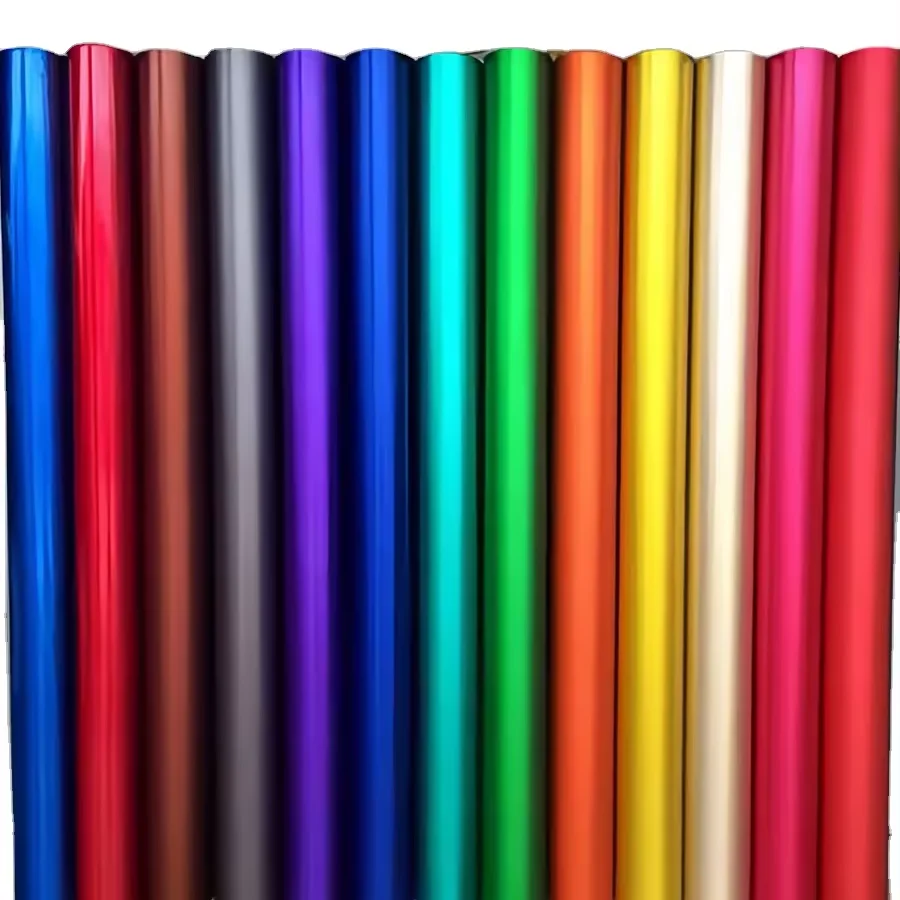 Chrome Metallic Satin Color Shift Film Vinyl Car Wrap Stickers Full ...