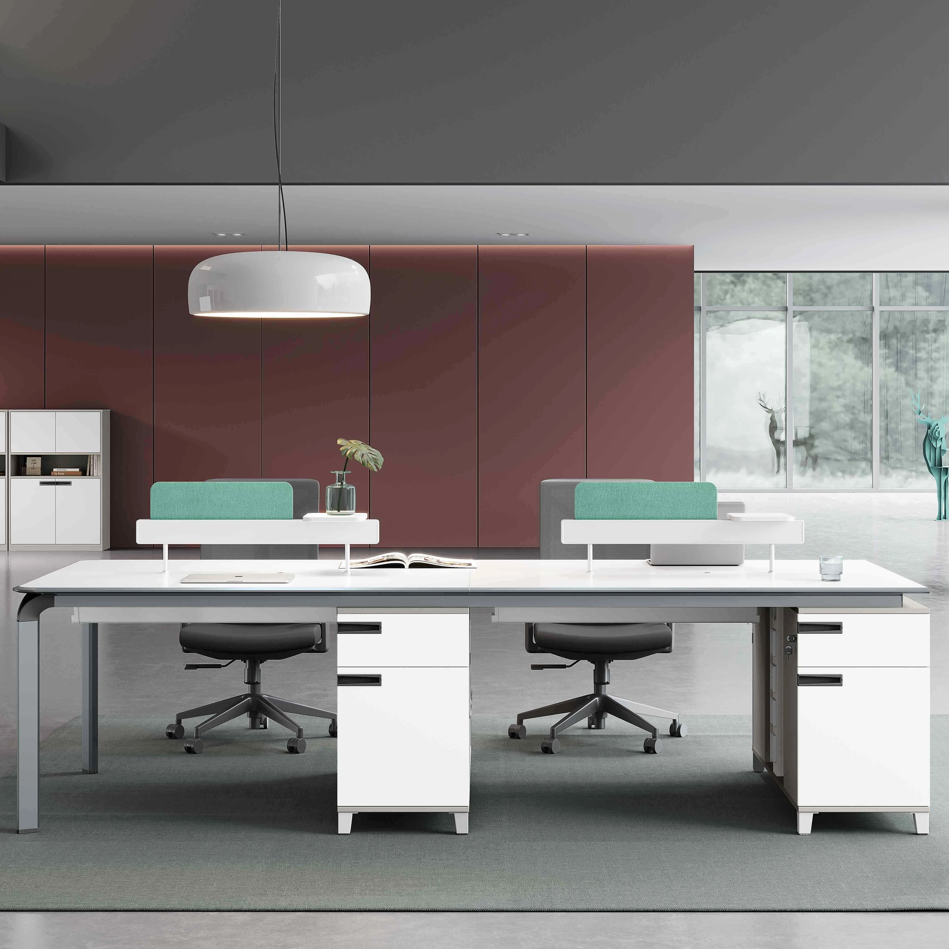 Office cubicle curved work station desk high quality Office Furniture 4 ...