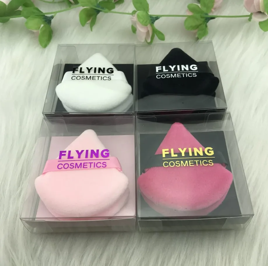 Powder Puff Triangle Cosmetic Makeup Loose Flying Custom Private Label ...