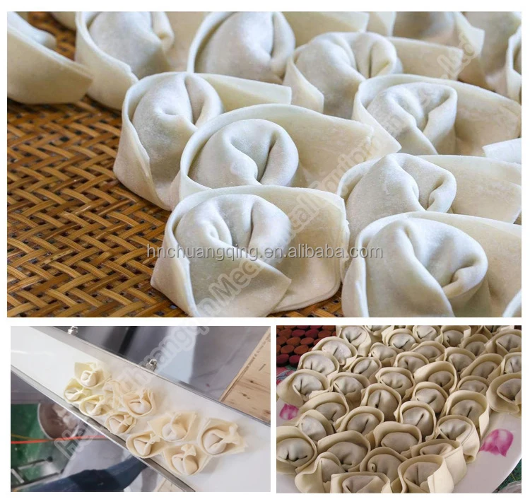 Automatic Wonton Folding Machine Wonton Dumpling Siomai Maker Making ...