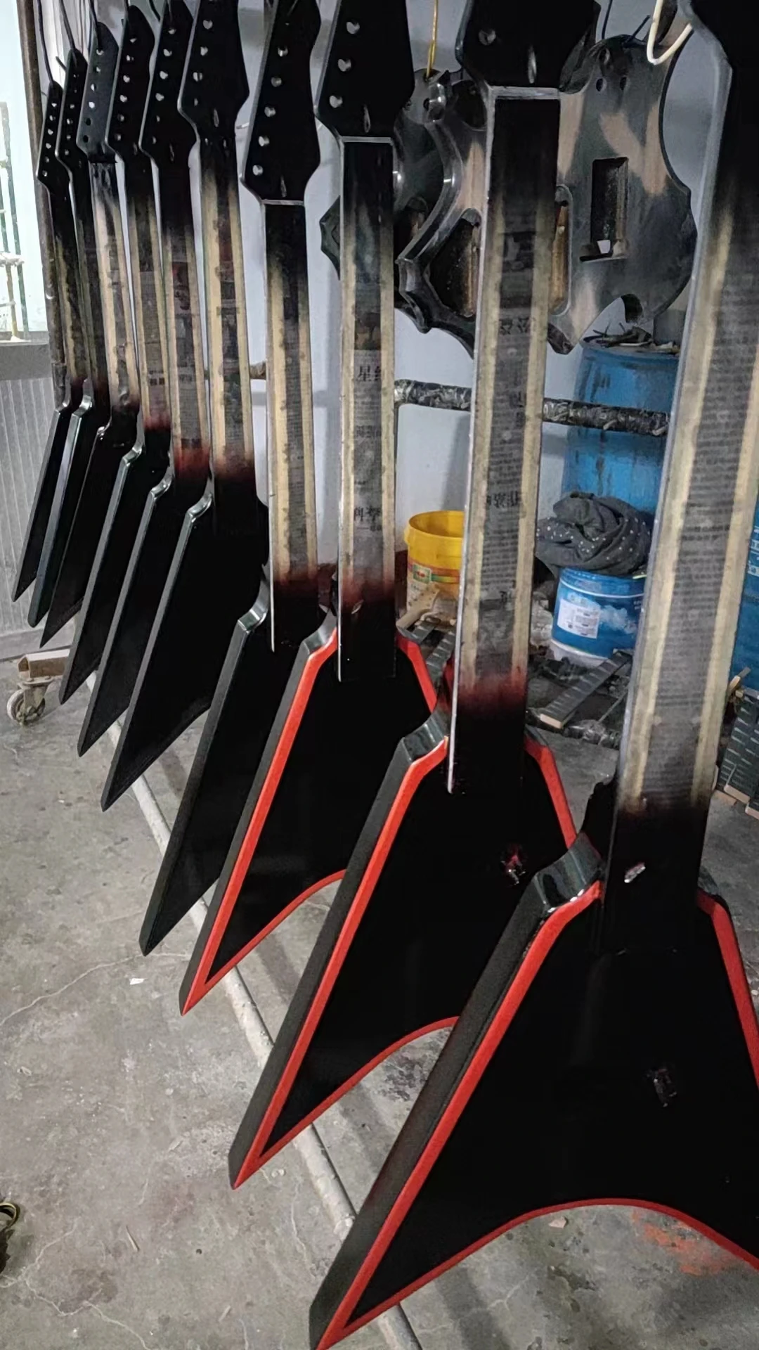 High Custom Jackson Flying V Electric Guitar Jazz Master Chibson ...