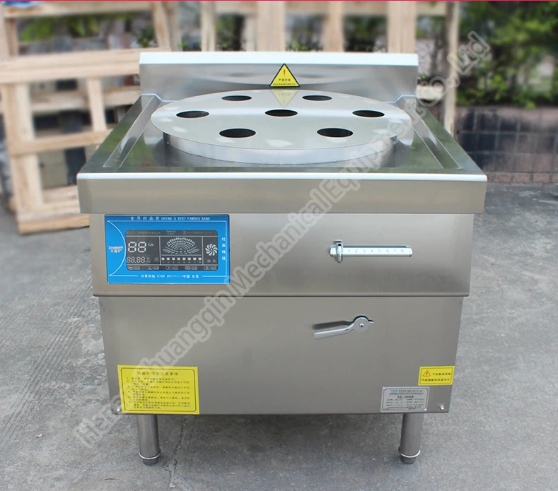 Commercial Dim Sum Steamer Electromagnetic Steamed Bun Oven Seafood ...