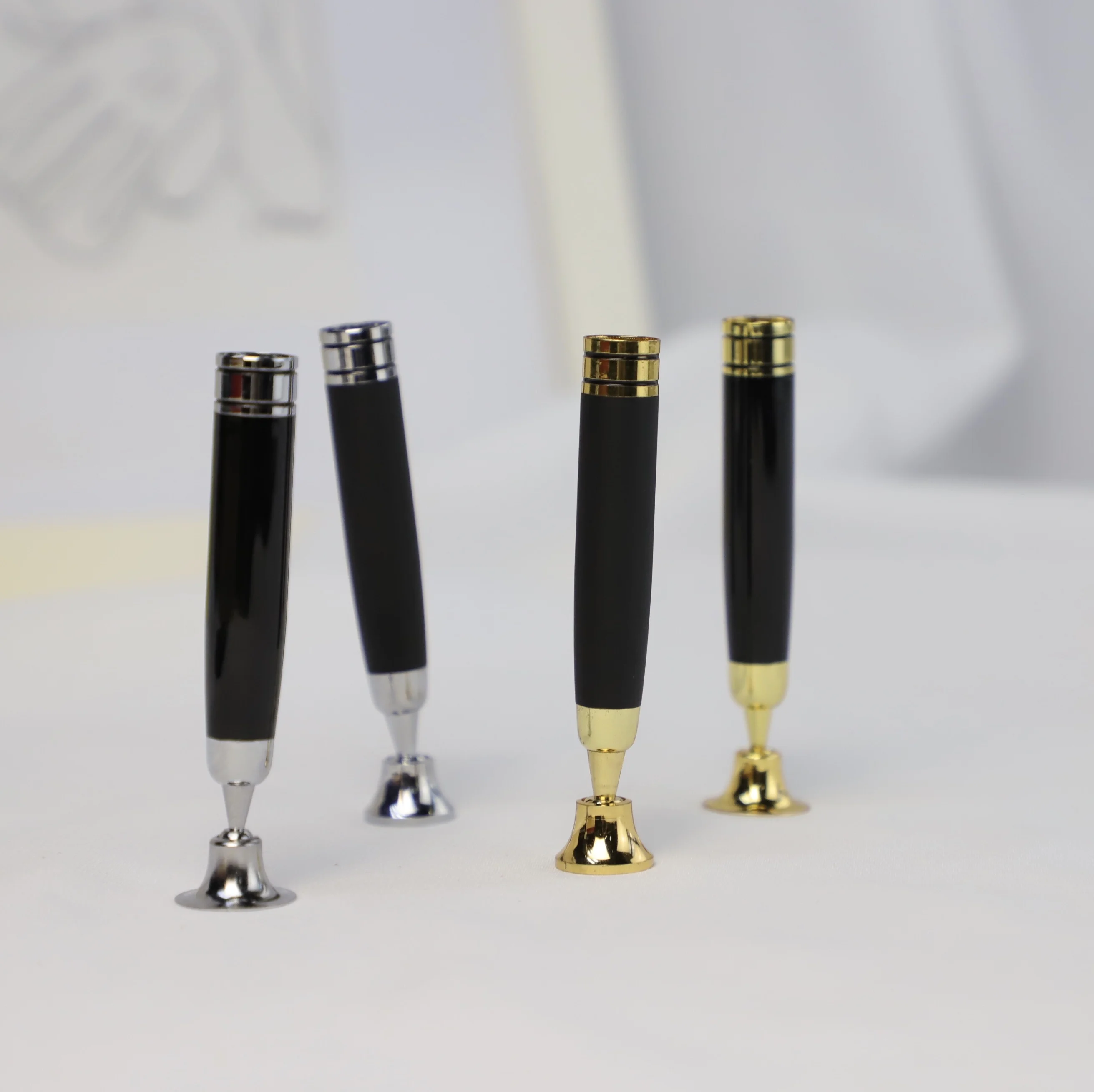 Pen Stand Base - Funnel Pen Holder Desk Stand Promotional Set