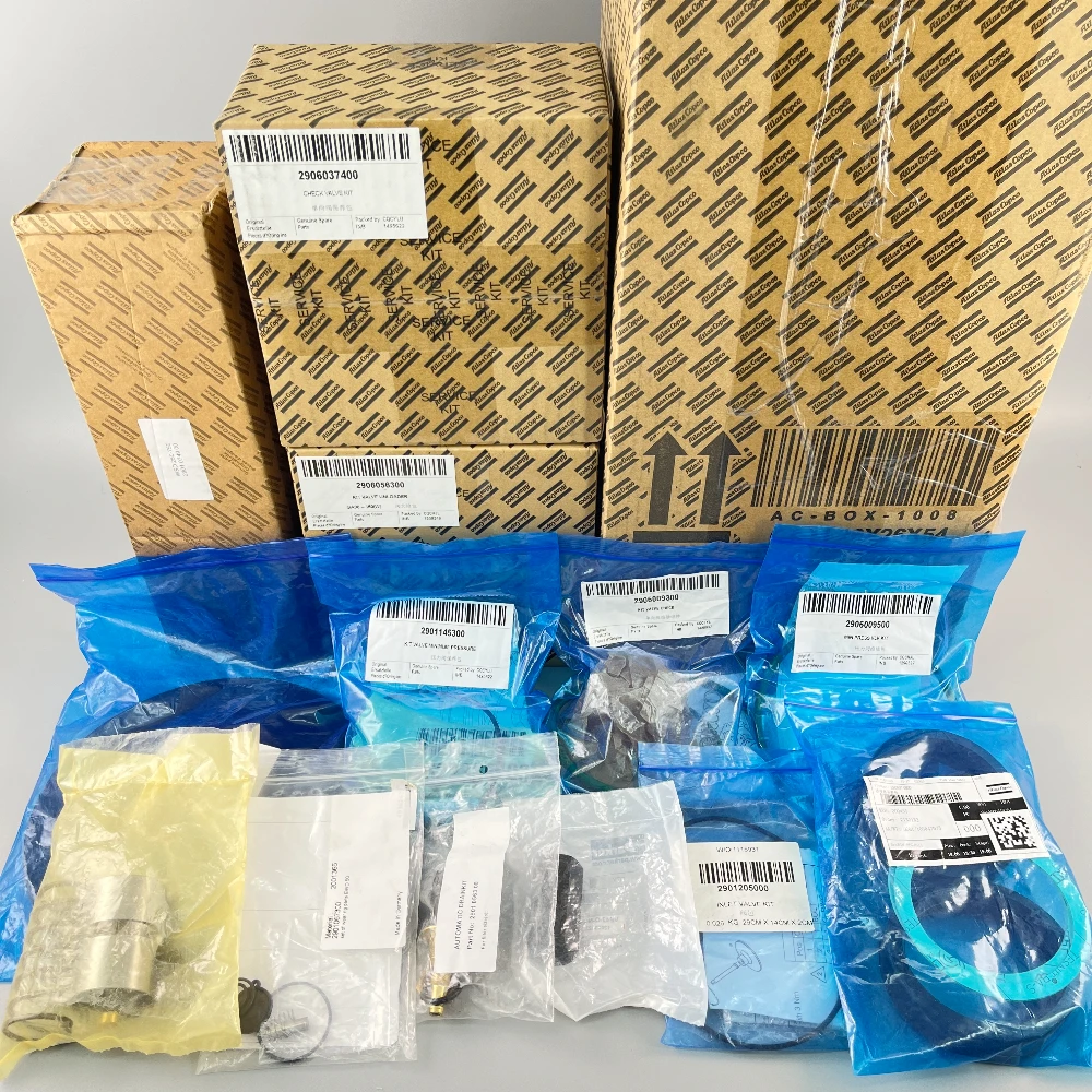 Original Unloader Valve Service Kit Air Filter Atlas Copco Spare Parts ...
