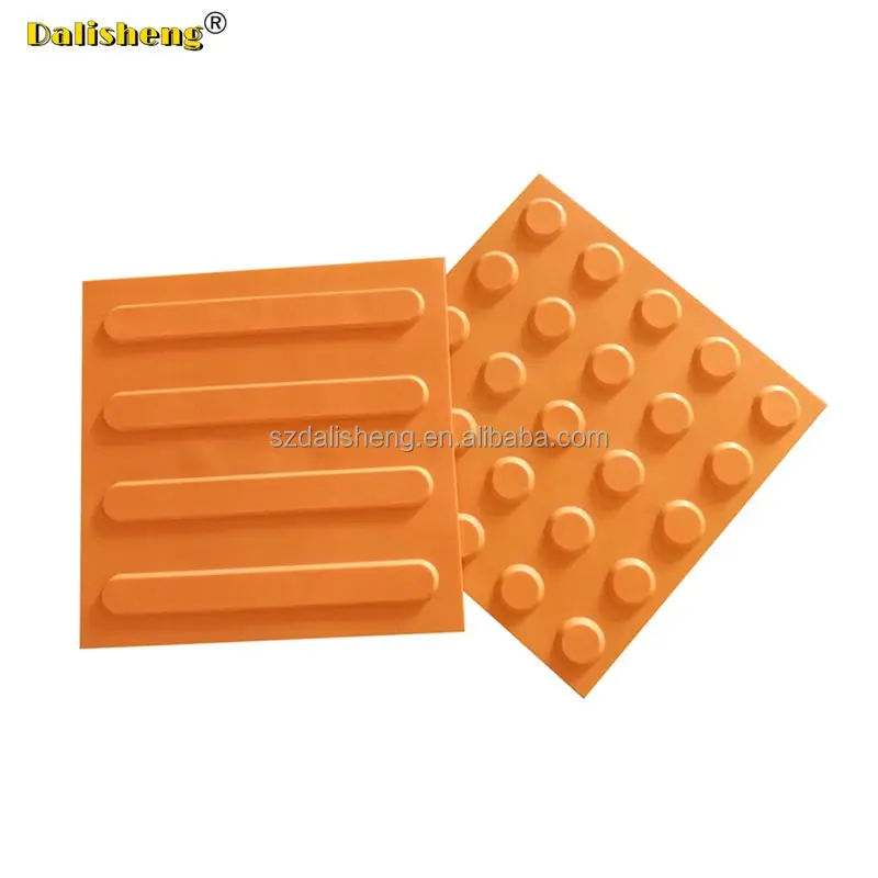 PVC TPU Plastic Rubber Tactile Indicator Paving Tiles
