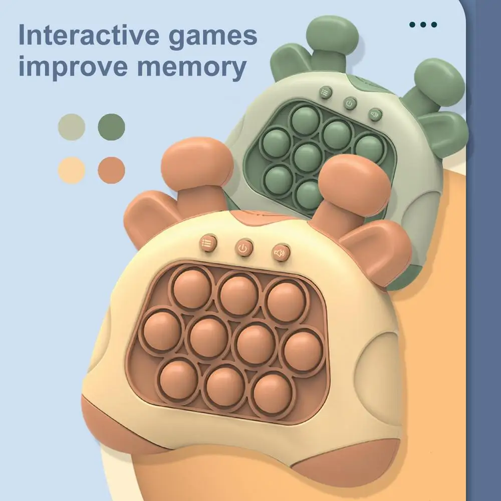 Sanrioed Anime Cinnamoroll Kuromi Quick Push Game Console Stress Toy