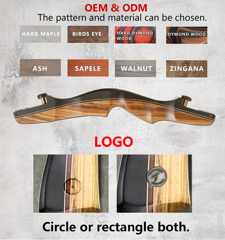 ILF Wood Handle - Premium Archery Riser for DIY Bows