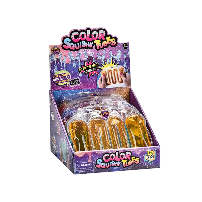 12pcs Fidget Sensory Toys Filled With Colorful Goo Squeeze Calming Tool ...