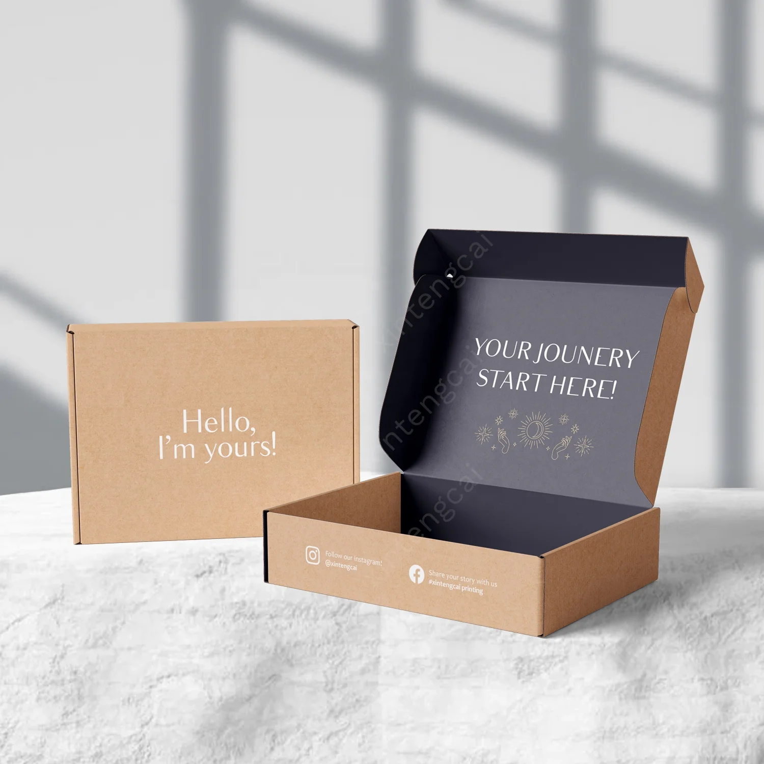 Free Design Custom Logo Self Care Packaging Box - Eco-friendly