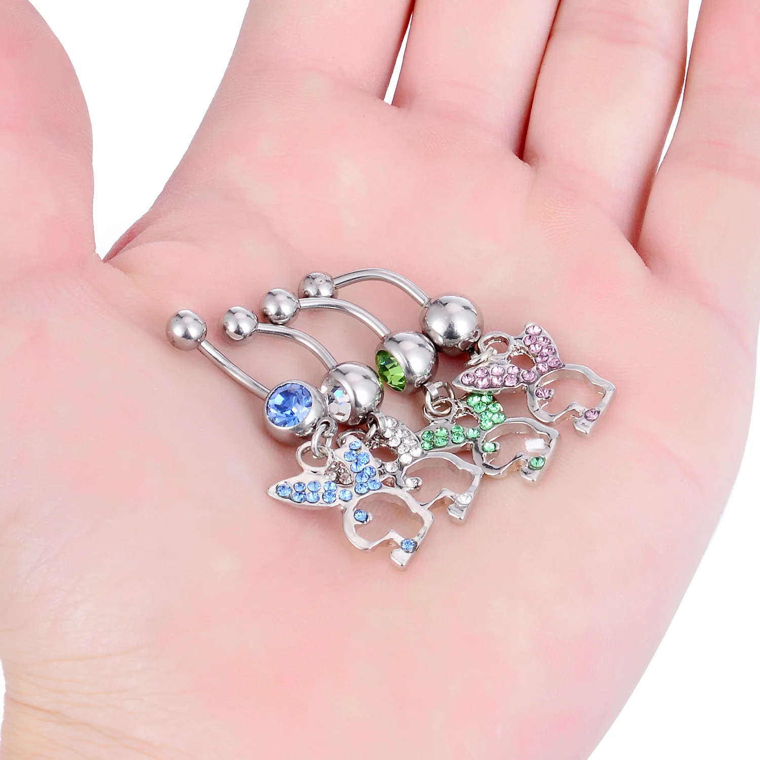 Alibaba.com: Hypoallergenic Rabbit Navel Ring, Bunny Belly Button ...