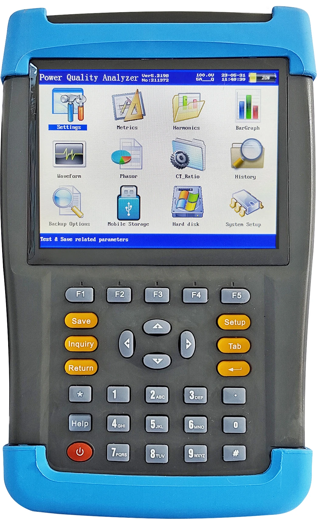 Portable Handheld 3 Phase Power Quality Analyzer - Buy Power Quality ...