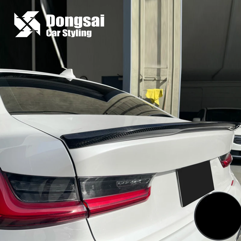 MP Style Dry Carbon Fiber Rear Trunk Lip Tail Wing Ducktail Spoiler for ...