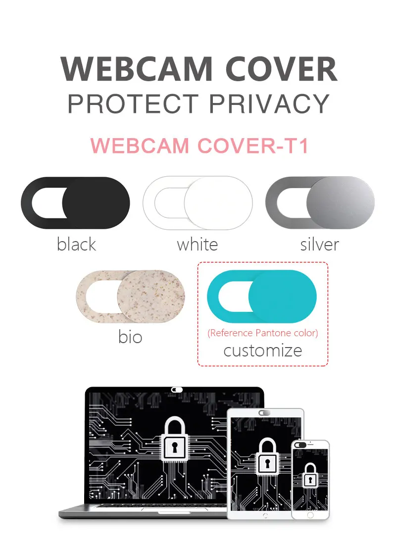 OEM Logo Laptop Webcam Privacy Cover - Protect Your Privacy