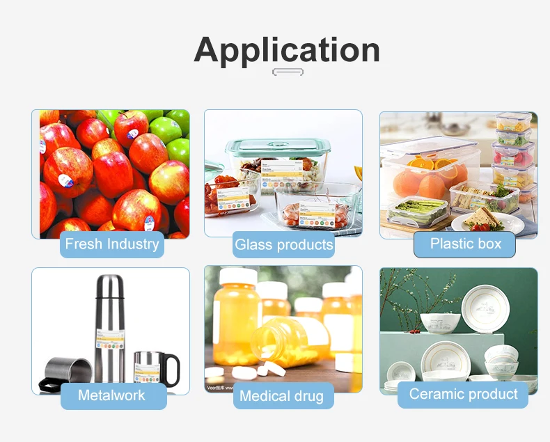 Custom Dissolvable Food Labels Adhesive Removable Freezer Labels Date ...