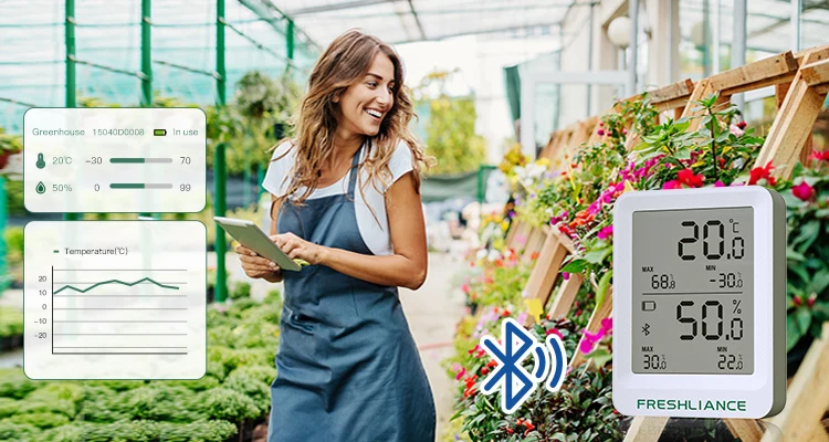 Smart Iot Wireless Temperature Sensor Temperature Humidity Data Logger ...