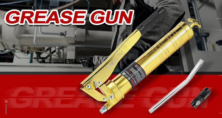 ZIQUN Hand Grease Gun - 900CC Dual Piston Lubrication Tool