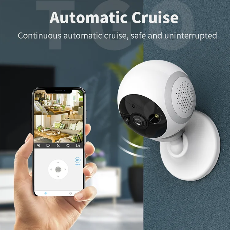 3mp Dual Screen Panoramic View Wide Angle Camera Smart Ir Ai Security ...