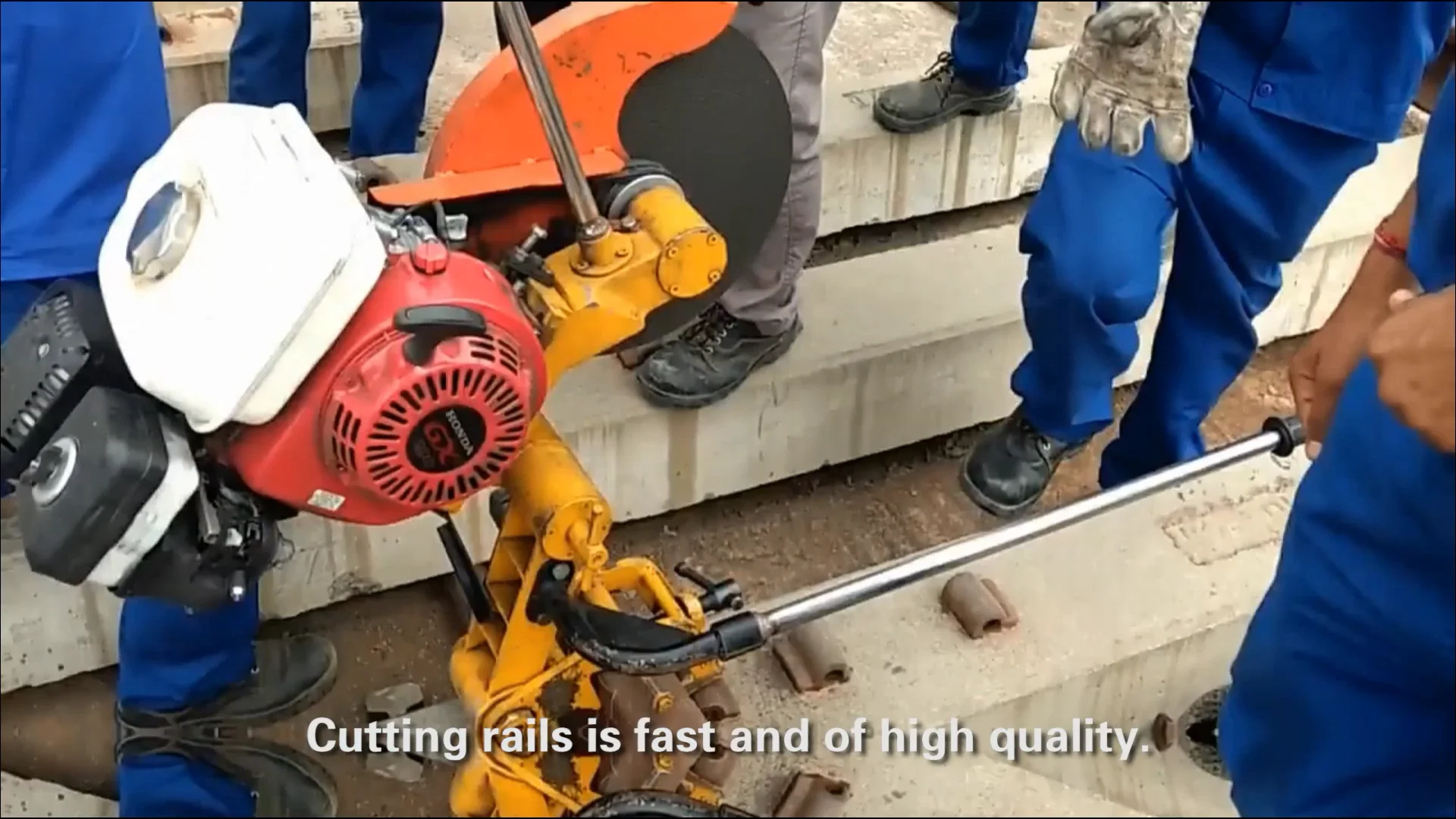 Hot Sale Railroad Cutting Machines Rail Cutting Machine Portable Rail ...