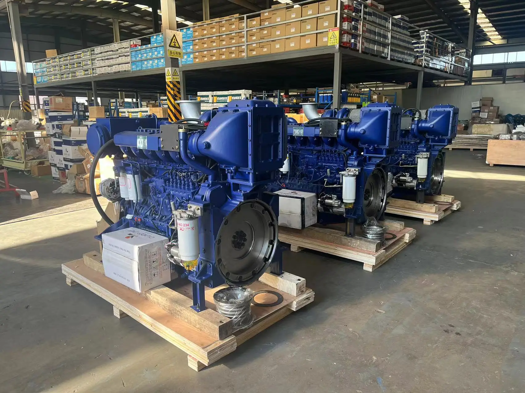 6-cylinder 500HP Marine Diesel Engine - Inboard Position