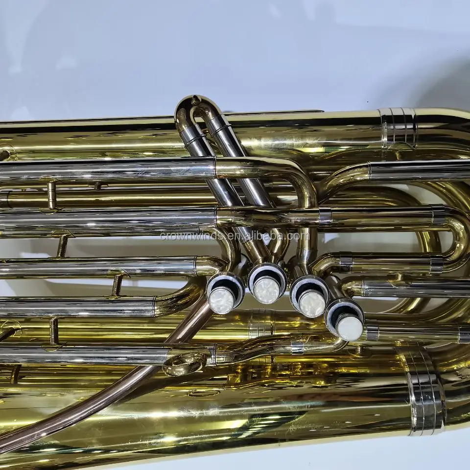 Bb Key Tuba 4 Piston Valve - Top-Level Musical Instrument