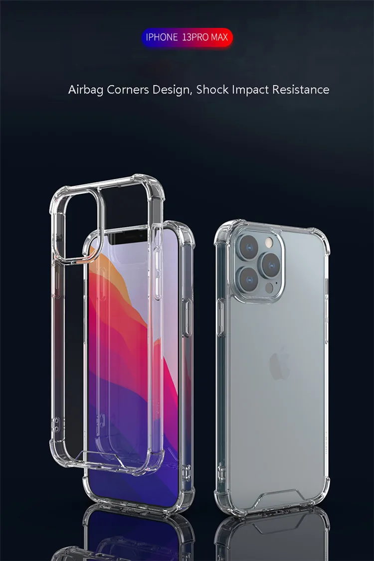 Iphone 14 Transparent Covers - Shockproof & Clear Acrylic