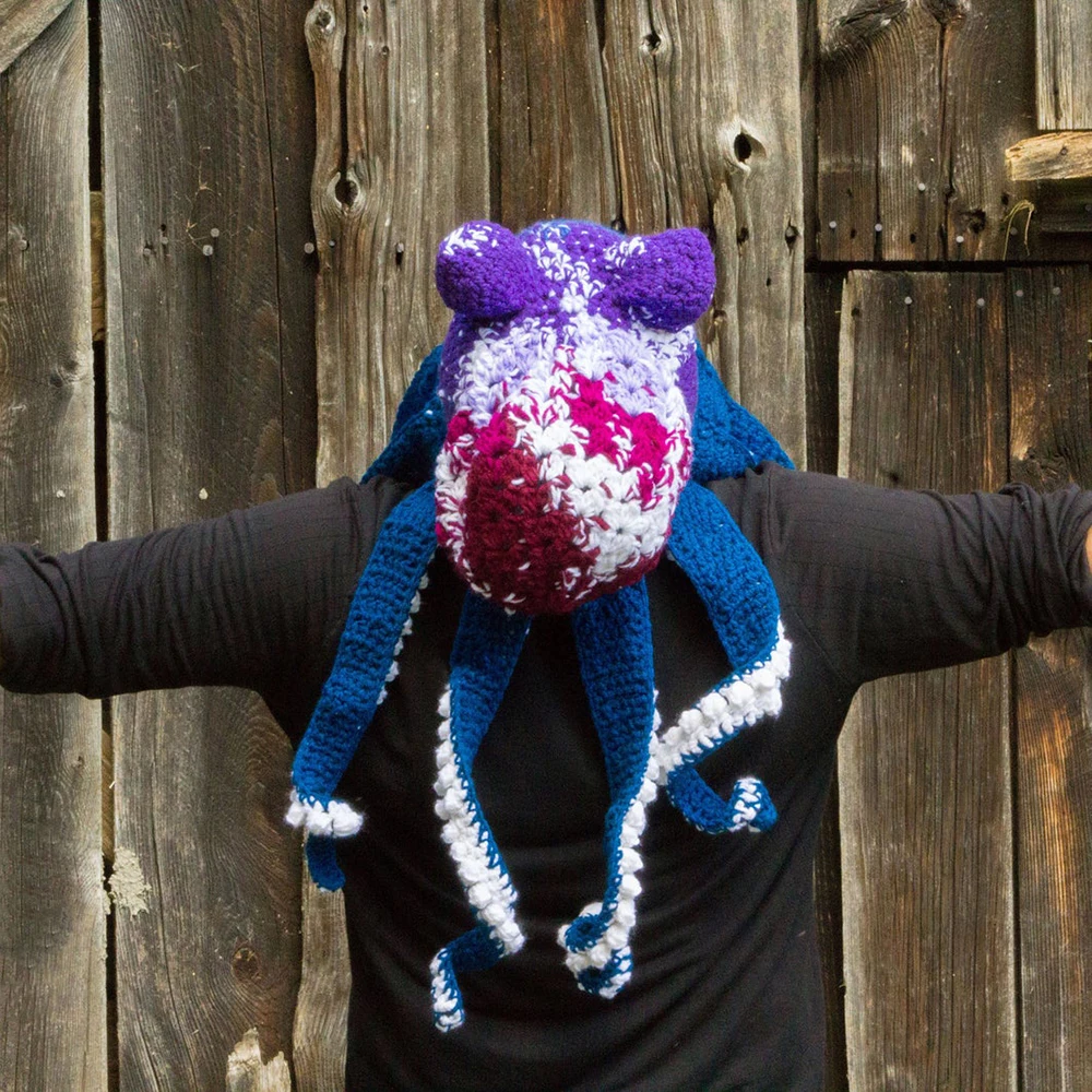 Crochet Octopus Hat