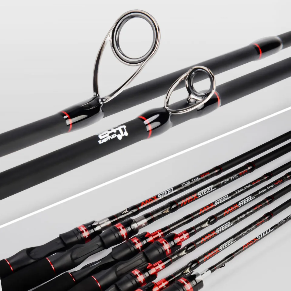 Kastking Max Steel Rod Carbon Spinning Casting Fishing Rod With 1.80m 2 ...