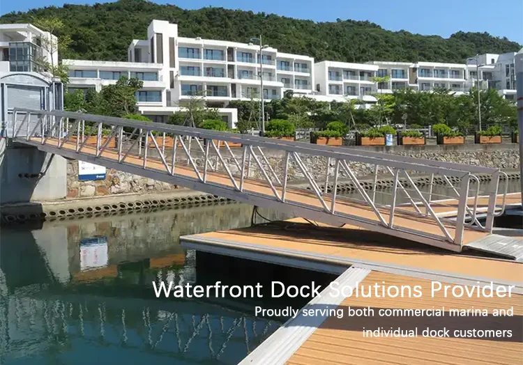 Custom Marine Aluminum Gangway Floating Dock Access Bridge Used for ...
