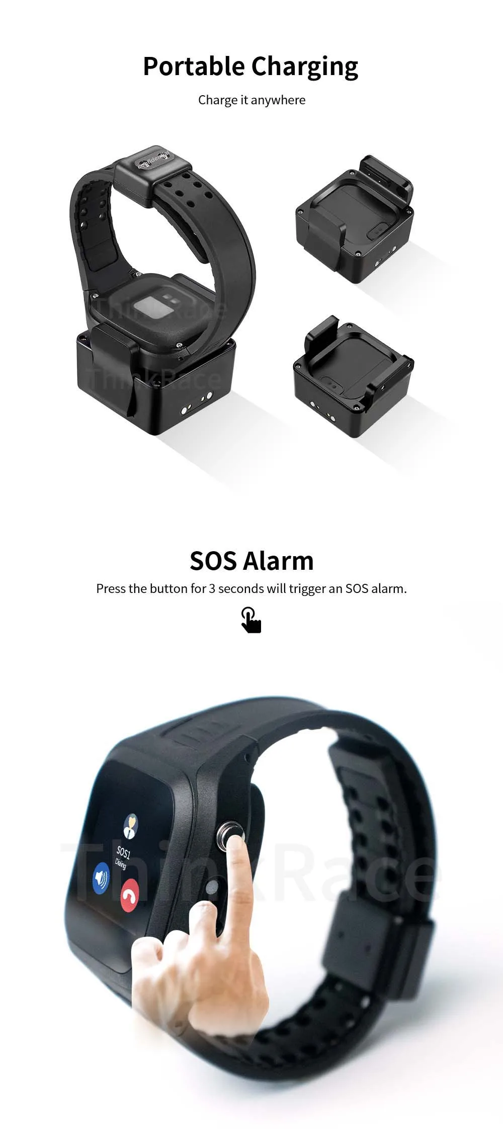 Tamper-proof 4g Gps Tracking Smart Wristband 4g Judicial Watch Prisoner ...