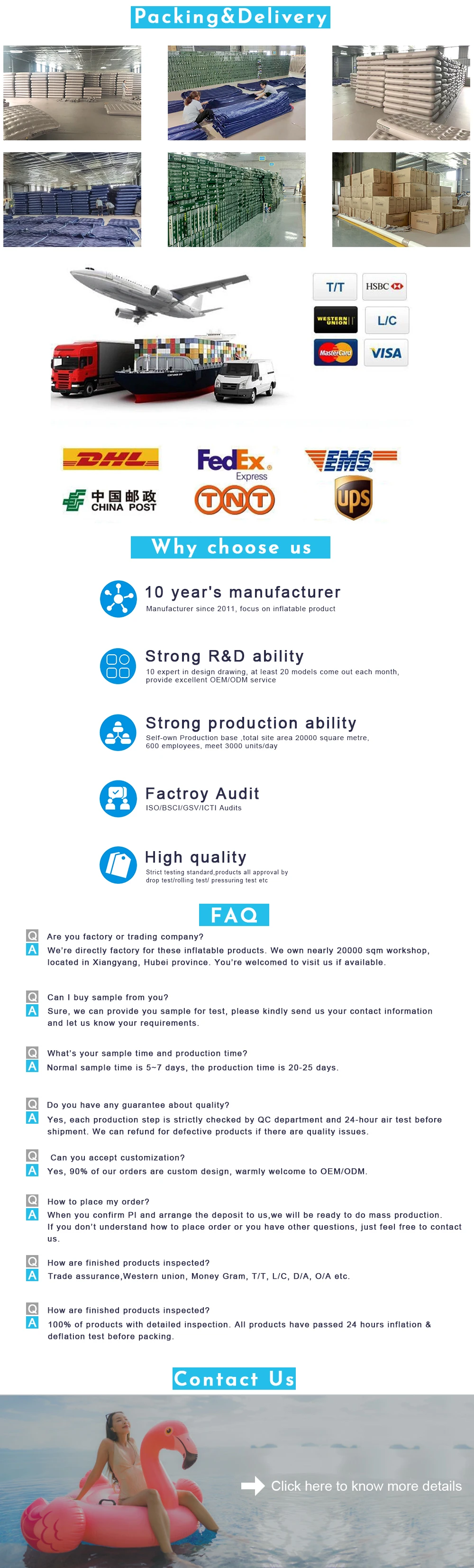 Luxury Camping Air Bed With Built-in Pump Double Layer Air Mattress Bed ...