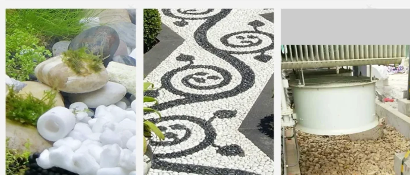 Boutique Pebble Garden Landscape Paving Fish Tank Landscape Colorful ...