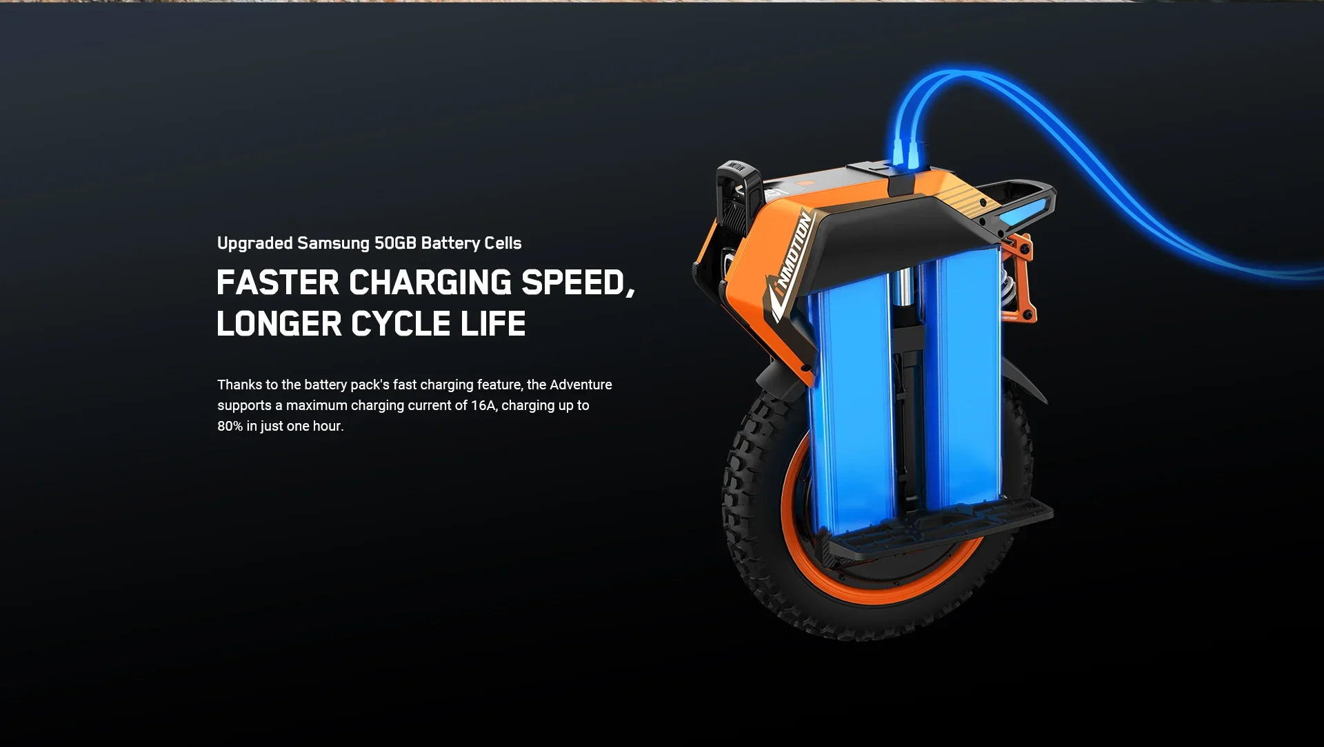 INMOTION V14 Electric Unicycle - 120km Long Range Ride