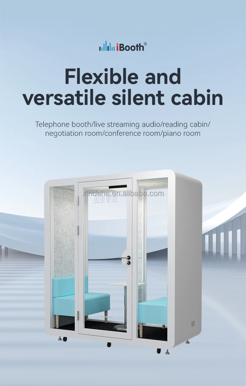 USB Interface Phone Booth Wall Mounted Telephone Booth Soundproof ...