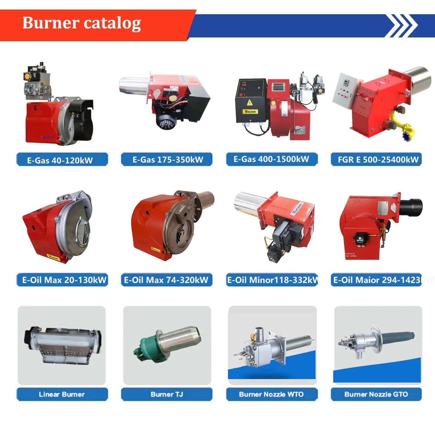 Ebtml100t/150t/180t (534~2135kw) Dual Fuel Industrial Burner - Buy ...