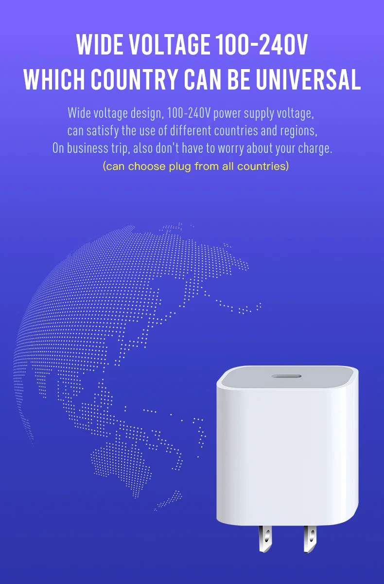 Uk/eu/us Plug Gan 20w/25w/30w Usb C Pd Adapter For Apple Iphone Usb C ...