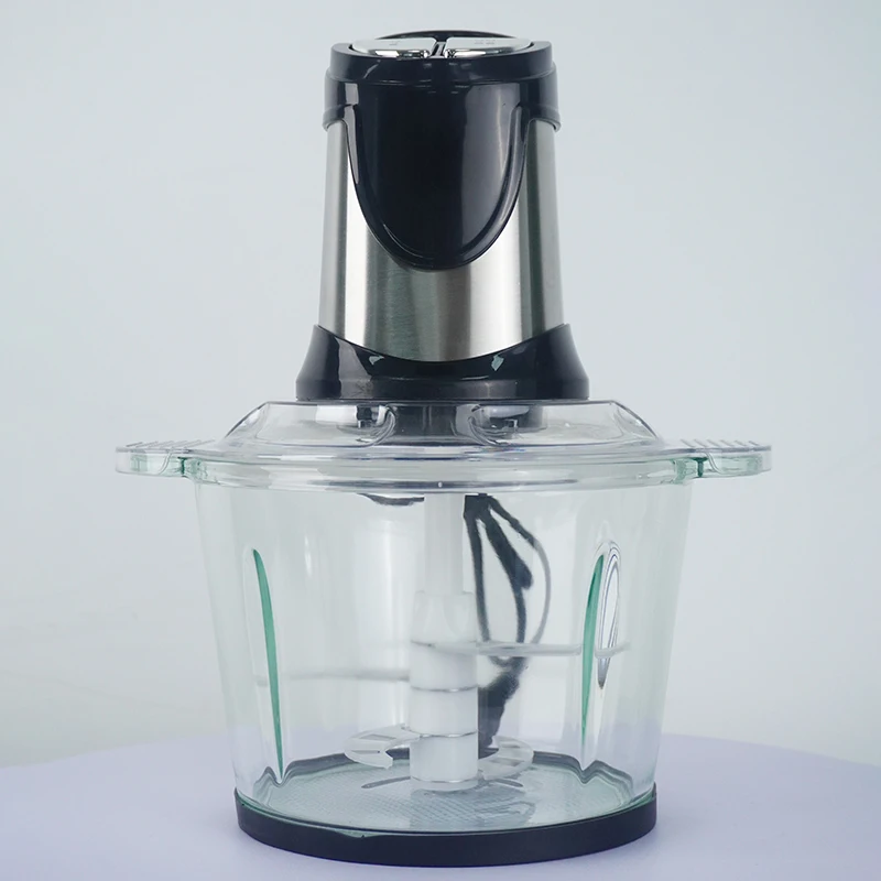 Professional 2l 250w High Quality Vegetable And Meat Grinder Electric Food Processor Chopper ...