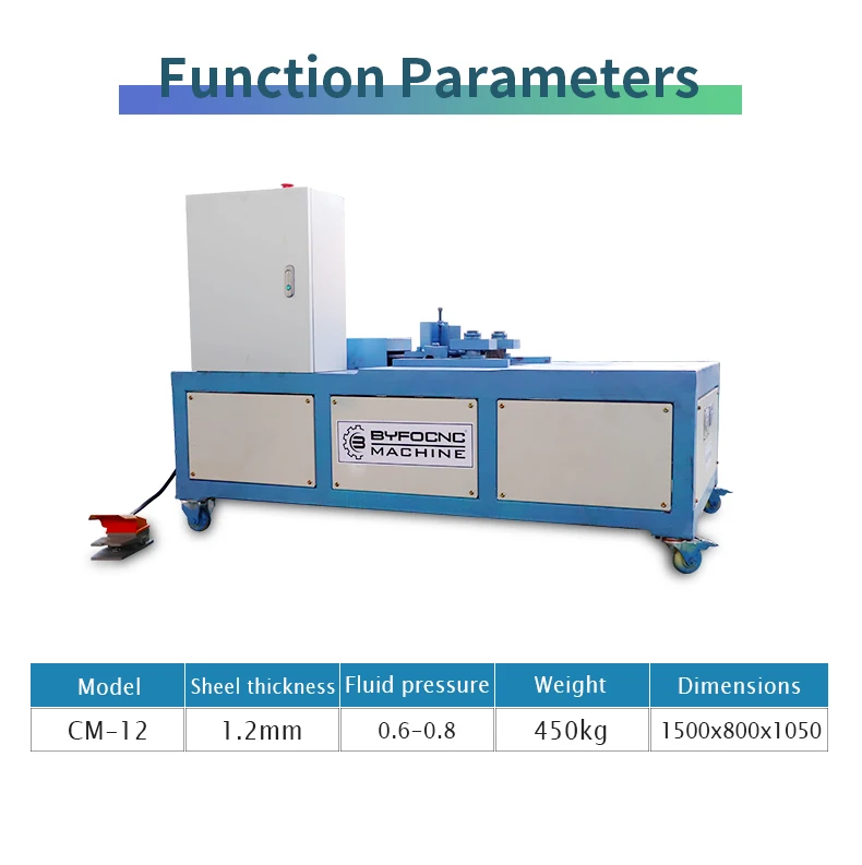 Square Duct TDF Flange Corner Installation Machine TDF TDC Flange ...