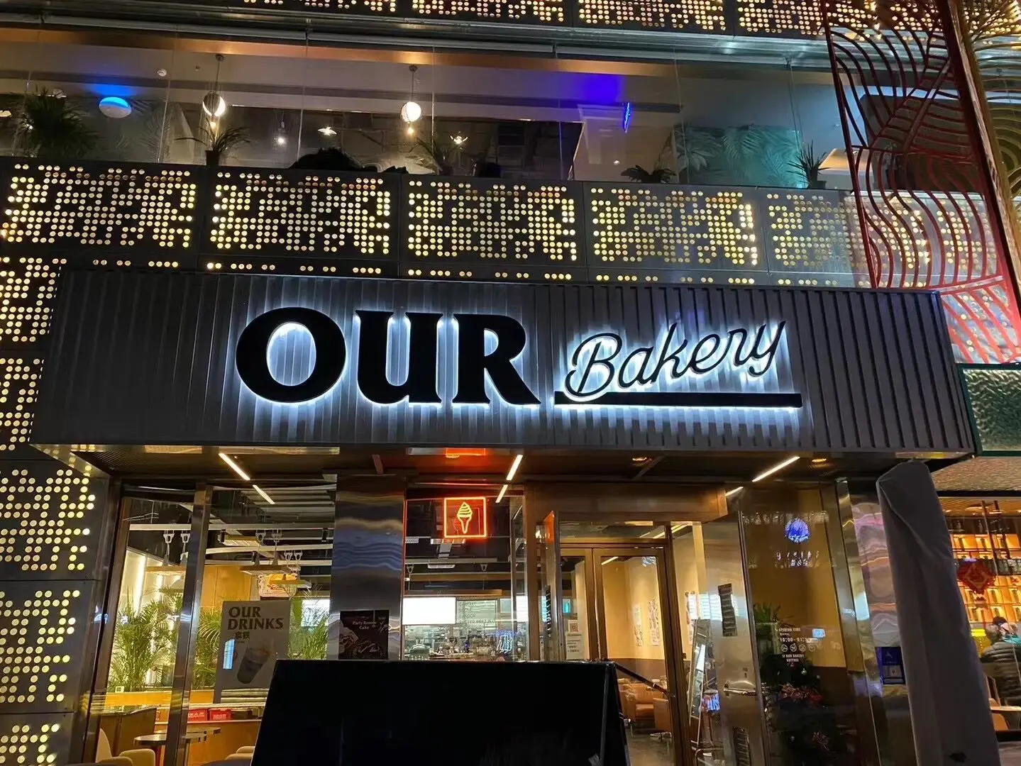 Business Sign Board logo Office Indoor Outdoor Backlit Illuminated ...