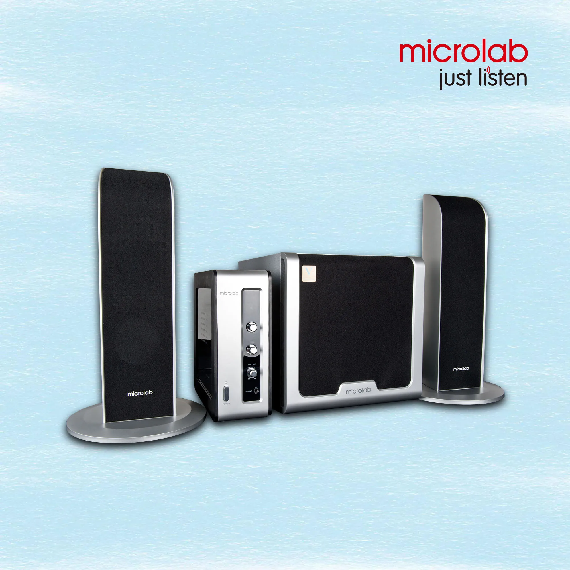 Microlab HIFI FC361 - Classic Design Speaker for TV & Home Theatre