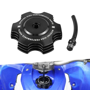 Nicecnc Aluminum Fuel Tank Gas Cap With Hose For Yamaha Banshee 350 ...