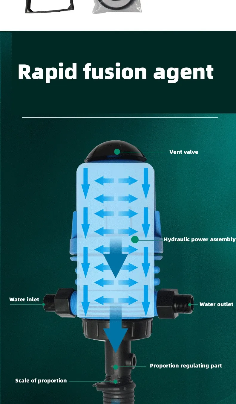 1-5% Automatic Agriculture Mini Proportional Doser Poultry Water ...