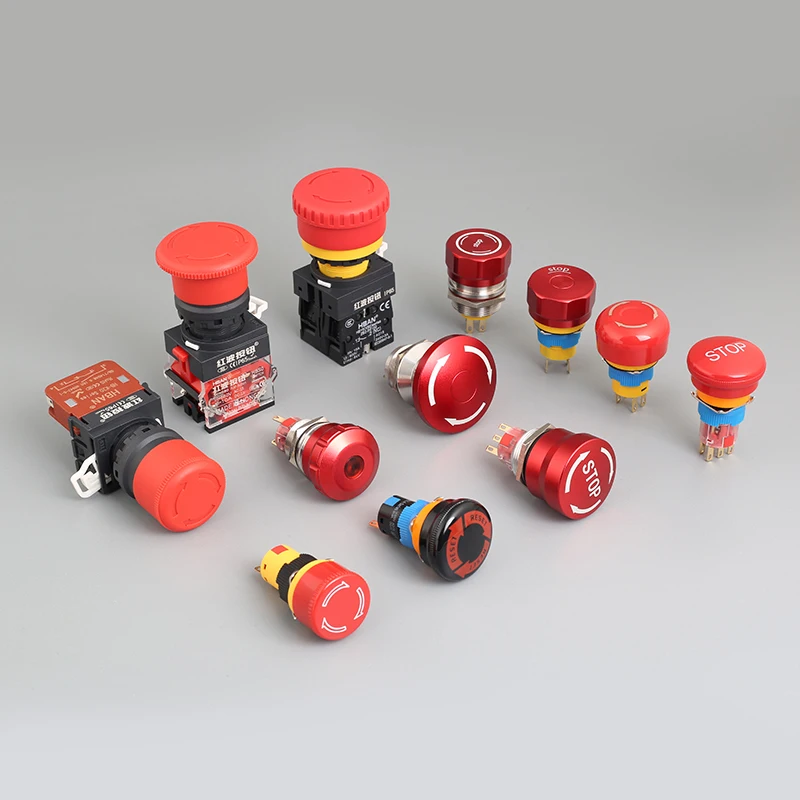 HBAN Emergency Stop Button Push Switch Ip67 Waterproof Panel Mount ...