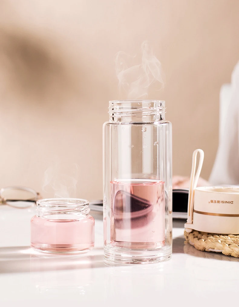 Wholesale Leakproof Flower Tea Glass Cup With Tea Infuser Filter ...