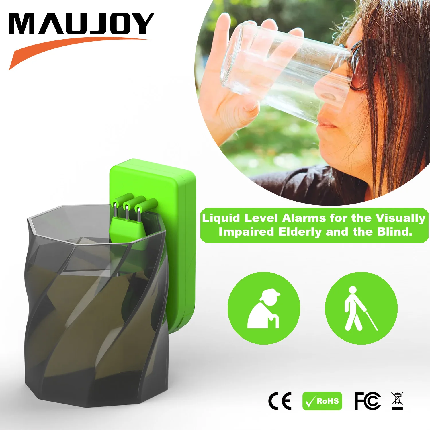 Small Liquid Level Beeping Indicator for Blind or Visually Impaired ...