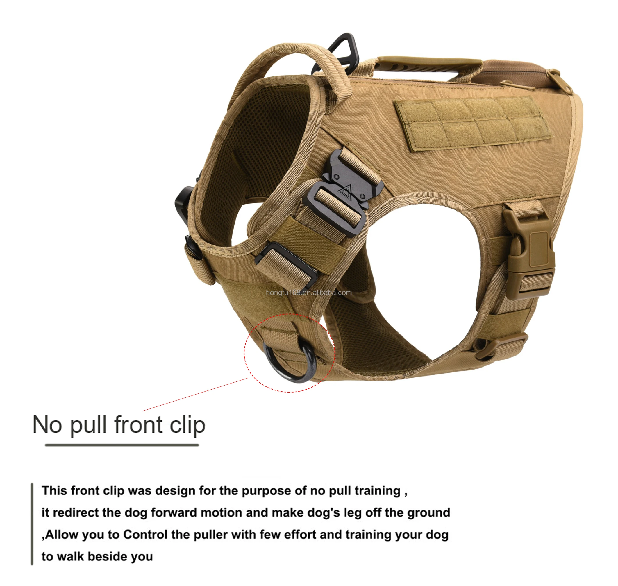 Customized Tactical Dog Vest Adjustable Molle Canine Vest Tactical Dog ...