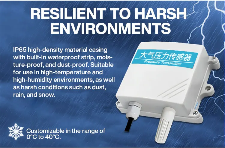 Air Barometric Pressure Detector Atmospheric Pressure Sensor 4-20ma ...