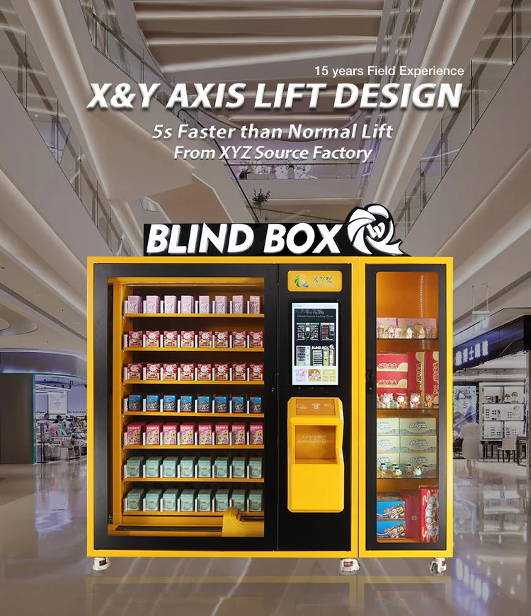 XYZ Blind Boxes Gift Toy Doll Vending Machine with Lighting